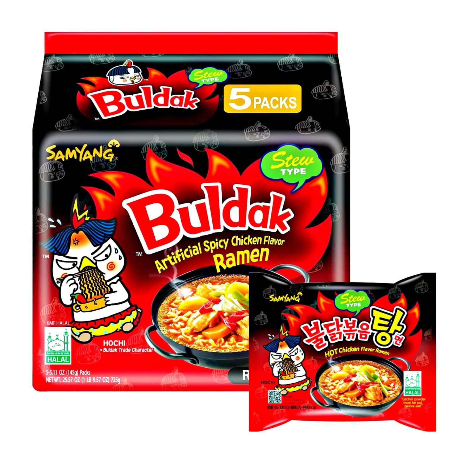 ⁠Samyang Buldak Hot Chicken Flavor Ramen Stew Type 5pack 700g – Fruitco AUS